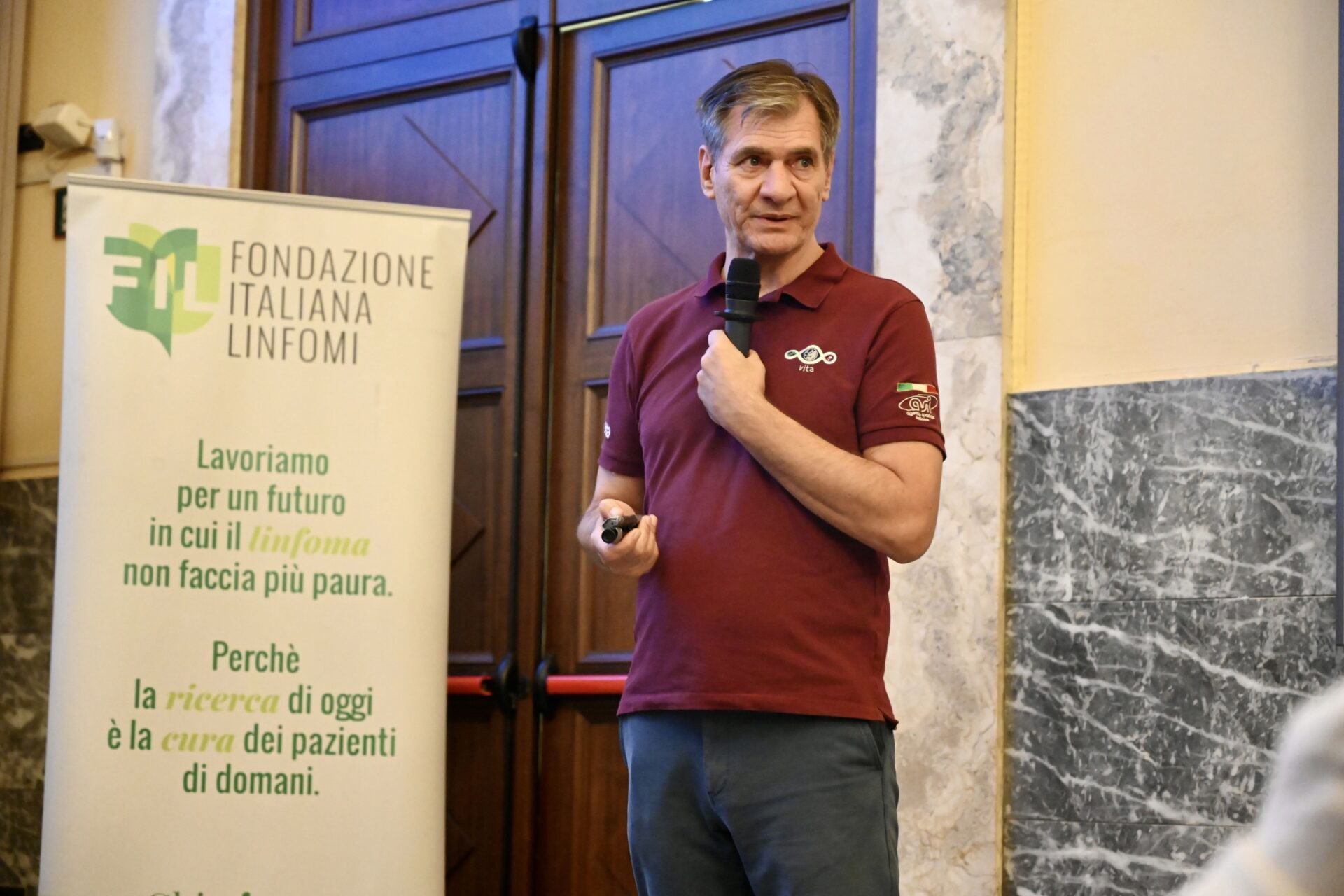 Paolo Nespoli al fianco della Fondazione Italiana Linfomi